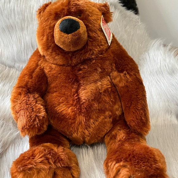 Gund | Other | Vintage Gund Plush Burly Bear | Poshmark